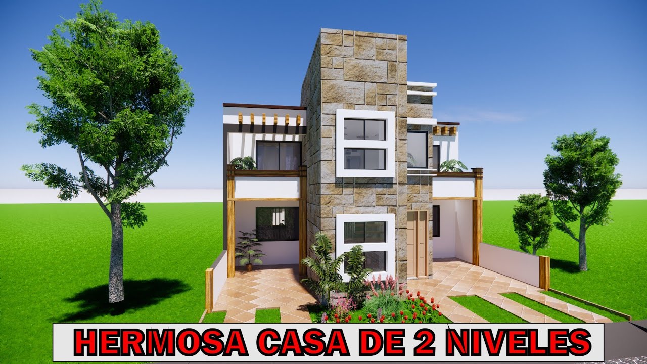 HERMOSA CASA DE 2 NIVELES CON 2 PARQUEOS - YouTube