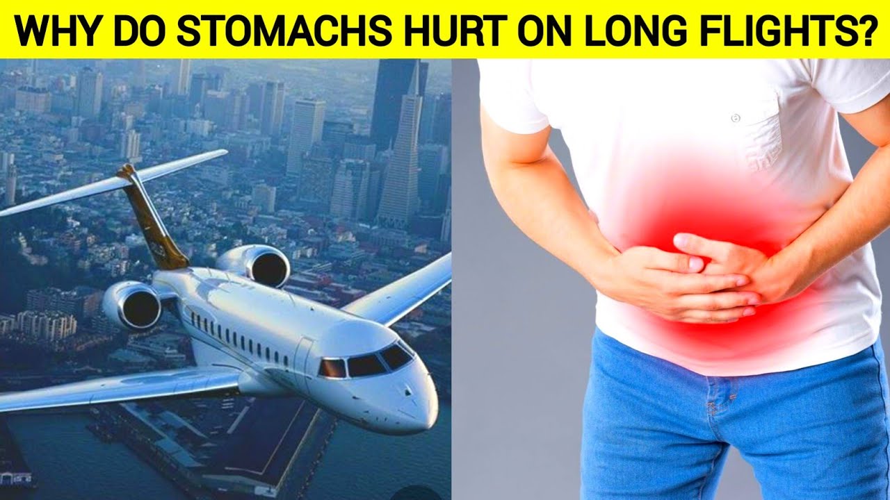 🤔 Why Do Stomachs Hurt On Long Flights? #science #travelvlogmoney # ...