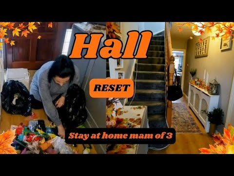 Hall Clean and Reset ☆ Stay At Home Mam of 3☆ - YouTube