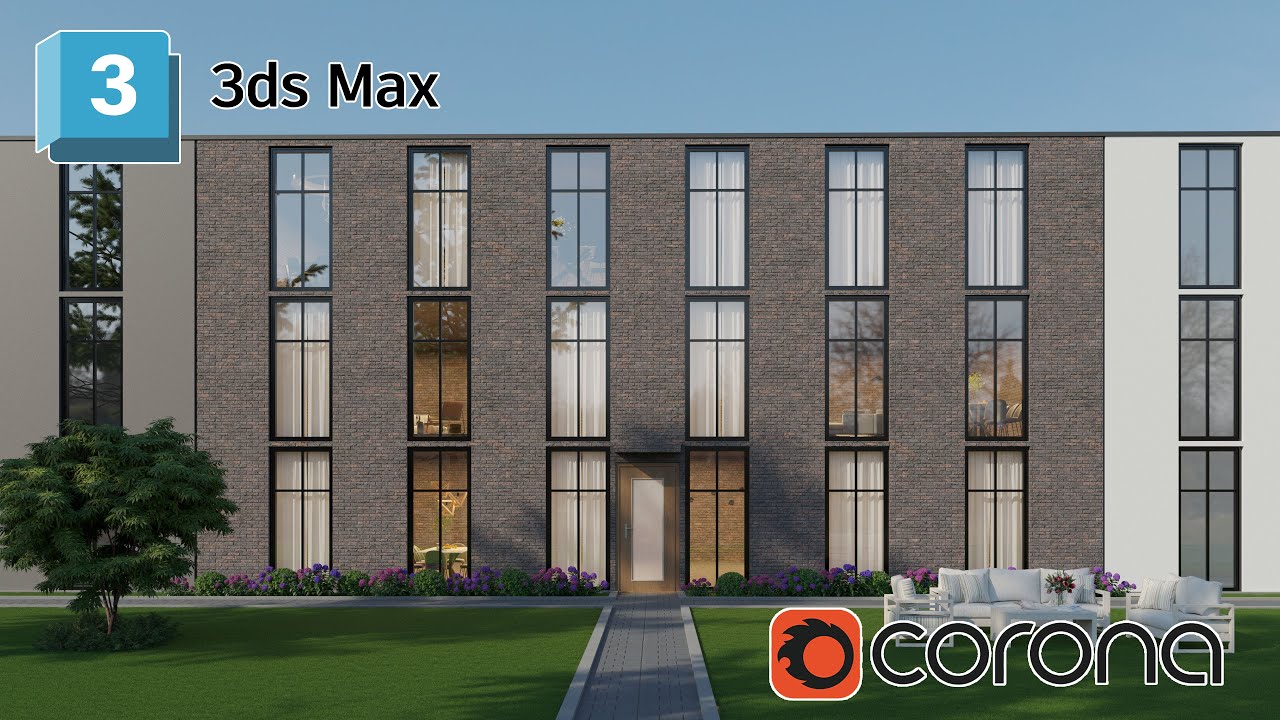 Exterior Rendering Tutorials for Beginners — 3ds Max Corona 12 Full ...