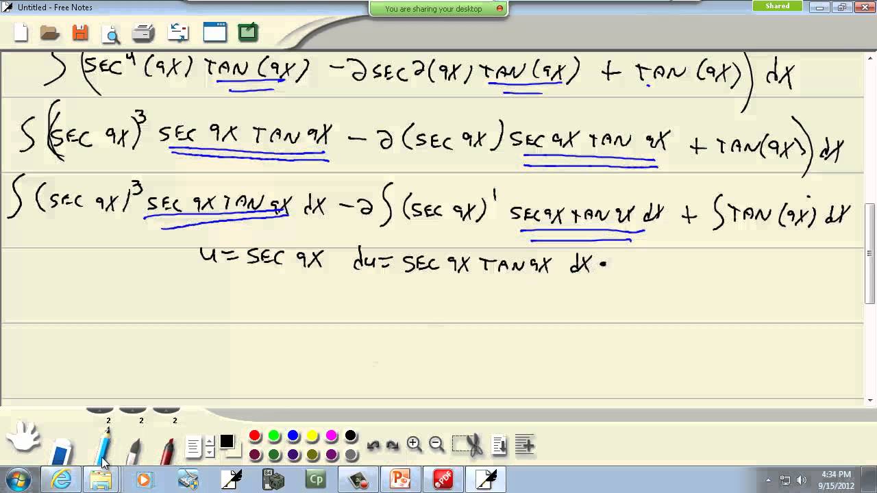 Calculus II: Trigonometric Integrals - YouTube