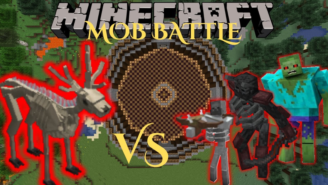 Hirschgeist VS Mutants-- Epic Minecraft Mob Battle - YouTube