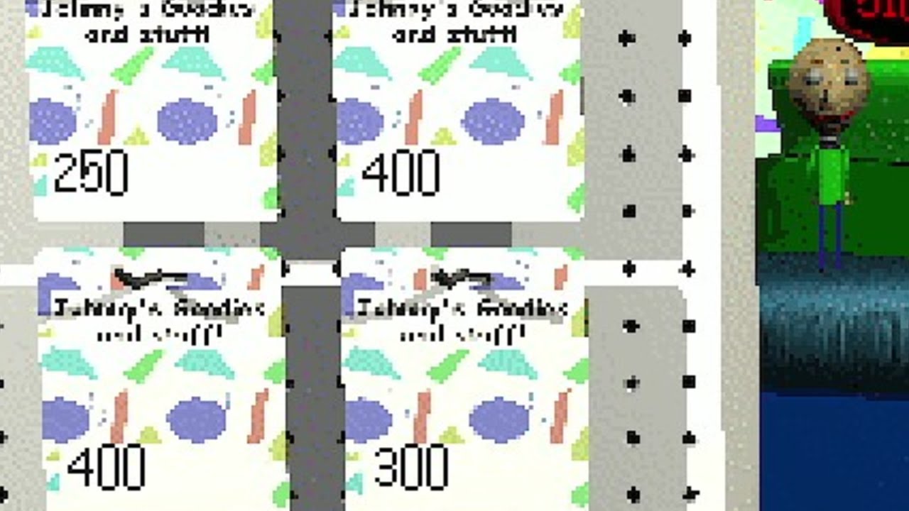 Baldi's Basics Plus but INVISIBLE ITEMS!!! (BB+ V0.5.2 Mod) - YouTube