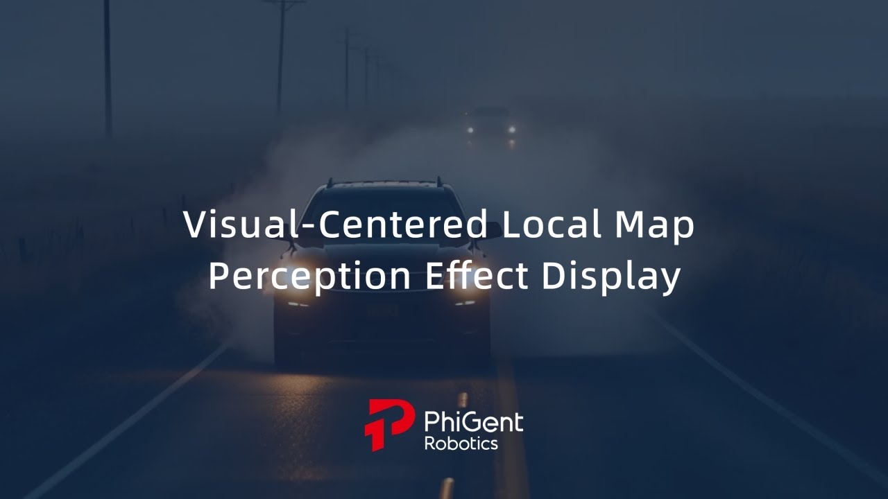 Visual-centered local map perception effect display - YouTube