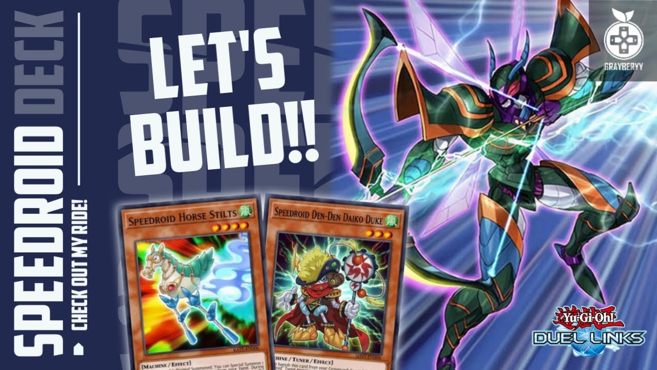 Speedroid - Speedroid Synchro Deck!! - [Yu-Gi-Oh! Duel links] - YouTube