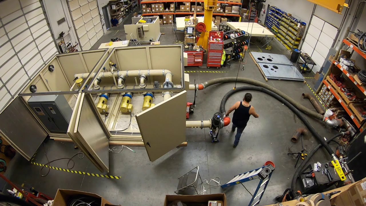 PPS - Time Lapse ASU Irrigation Pump Station Assembly - YouTube