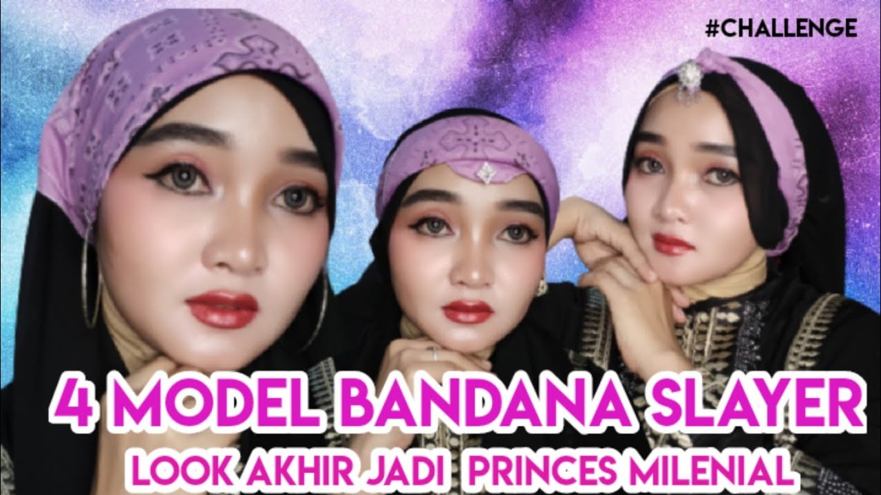 Tutorial Slayer untuk acsesoris hijab #tutorial #scarf playlist#scarf ...