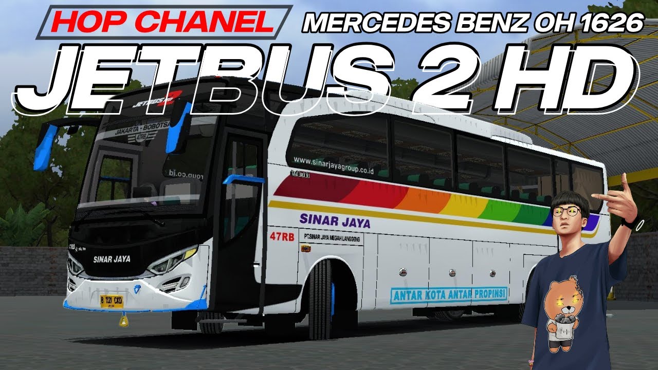 SHARE LIVERY MOD JETBUS 2 HD HOP CHANNEL MERCY 1626 | BUSSID V4.2 - YouTube