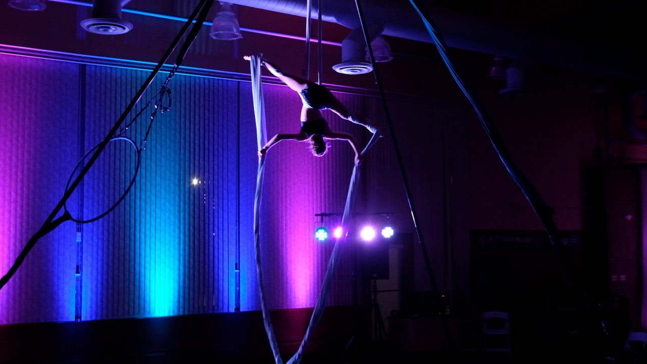Piper Aerial Silks Performance at Winter Solstice Soiree 2019 - YouTube