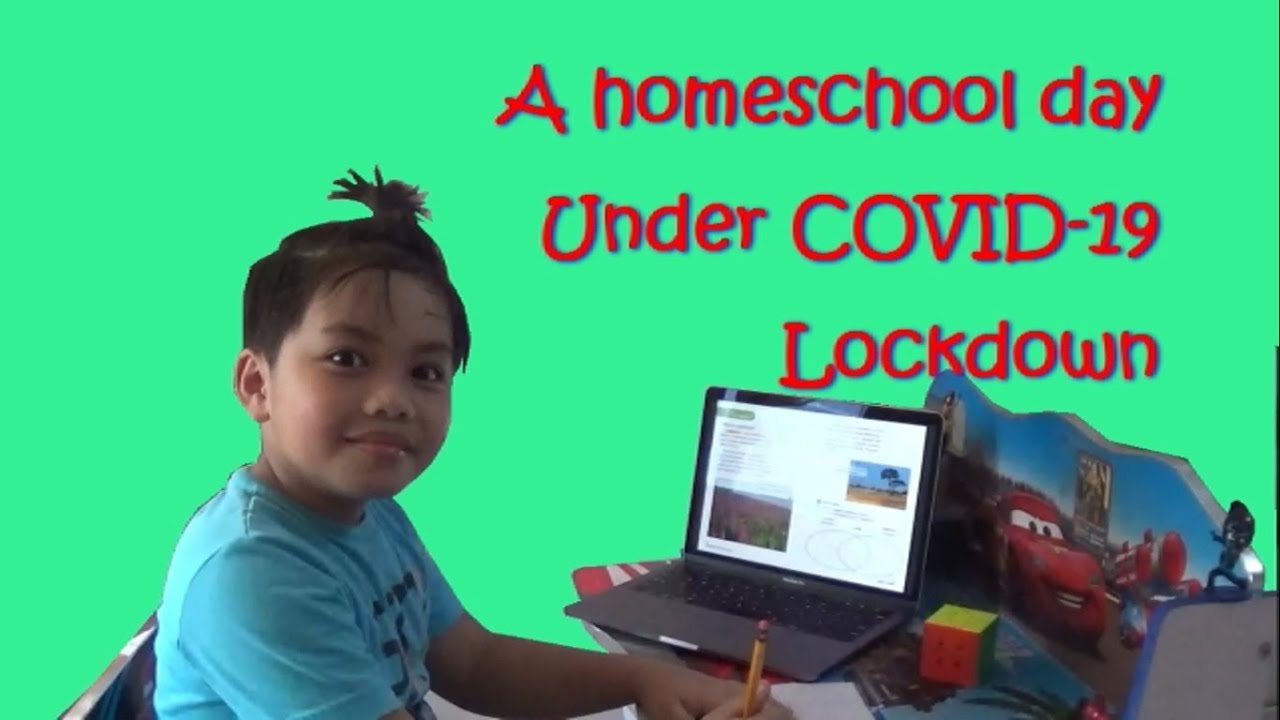 A Homeschool Day Under COVID-19 Lockdown - YouTube