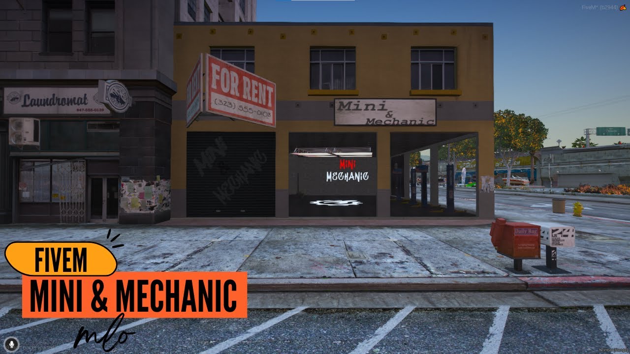 Fivem mini & mechanic | Fivem Mods | Interior & map for Roleplay ...