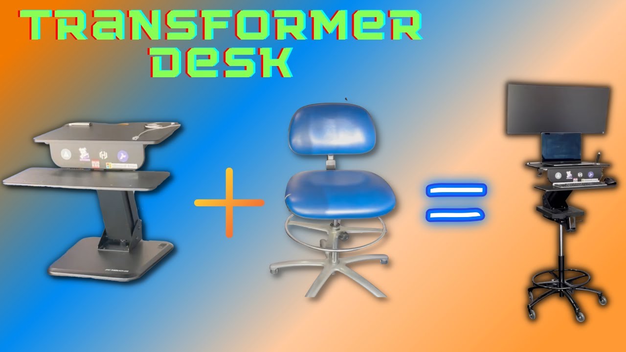 Transformer Desk - 🖥️ work anywhere with everything 🖥️ - YouTube