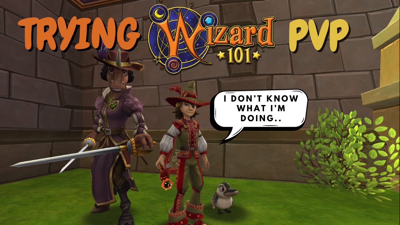 OLD WIZARD101 PLAYER TRIES PVP - YouTube