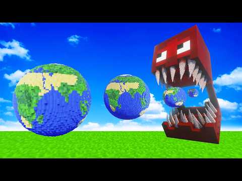 Tiny to Giant Earths vs Zombie | Teardown