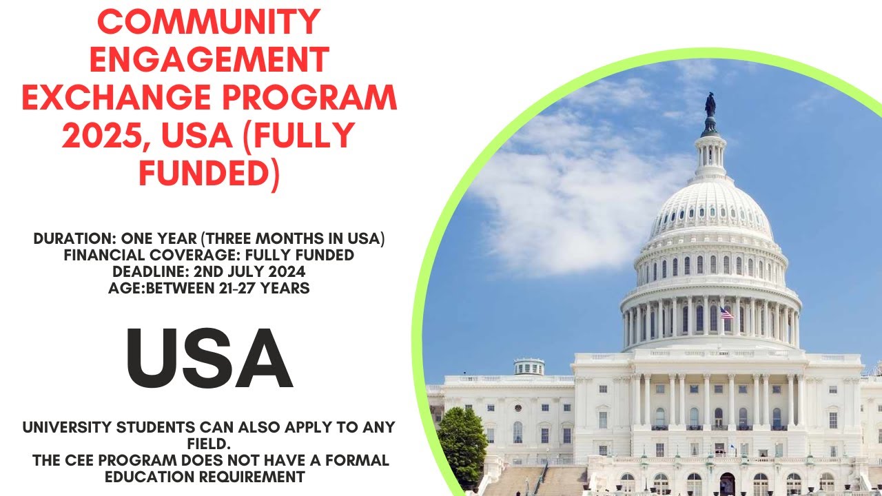 (CEE) Program 2025, USA-Fully Funded Complete Application Process - YouTube