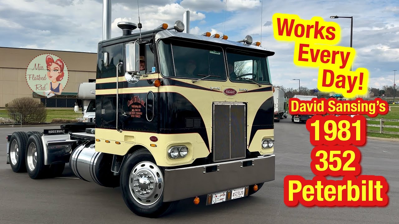 David Sansing's 1981 352 Peterbilt Truck Tour - YouTube