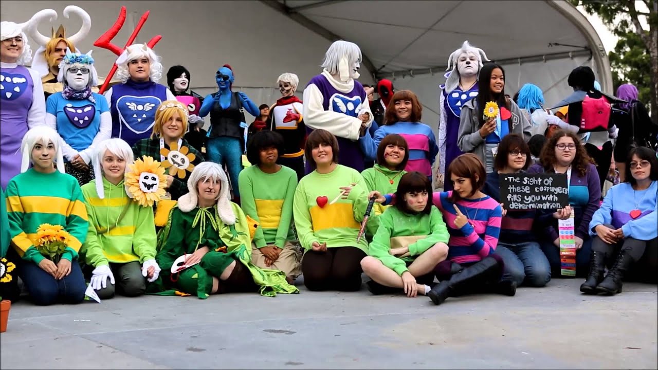 anime los angeles 2016 - undertale gathering - YouTube