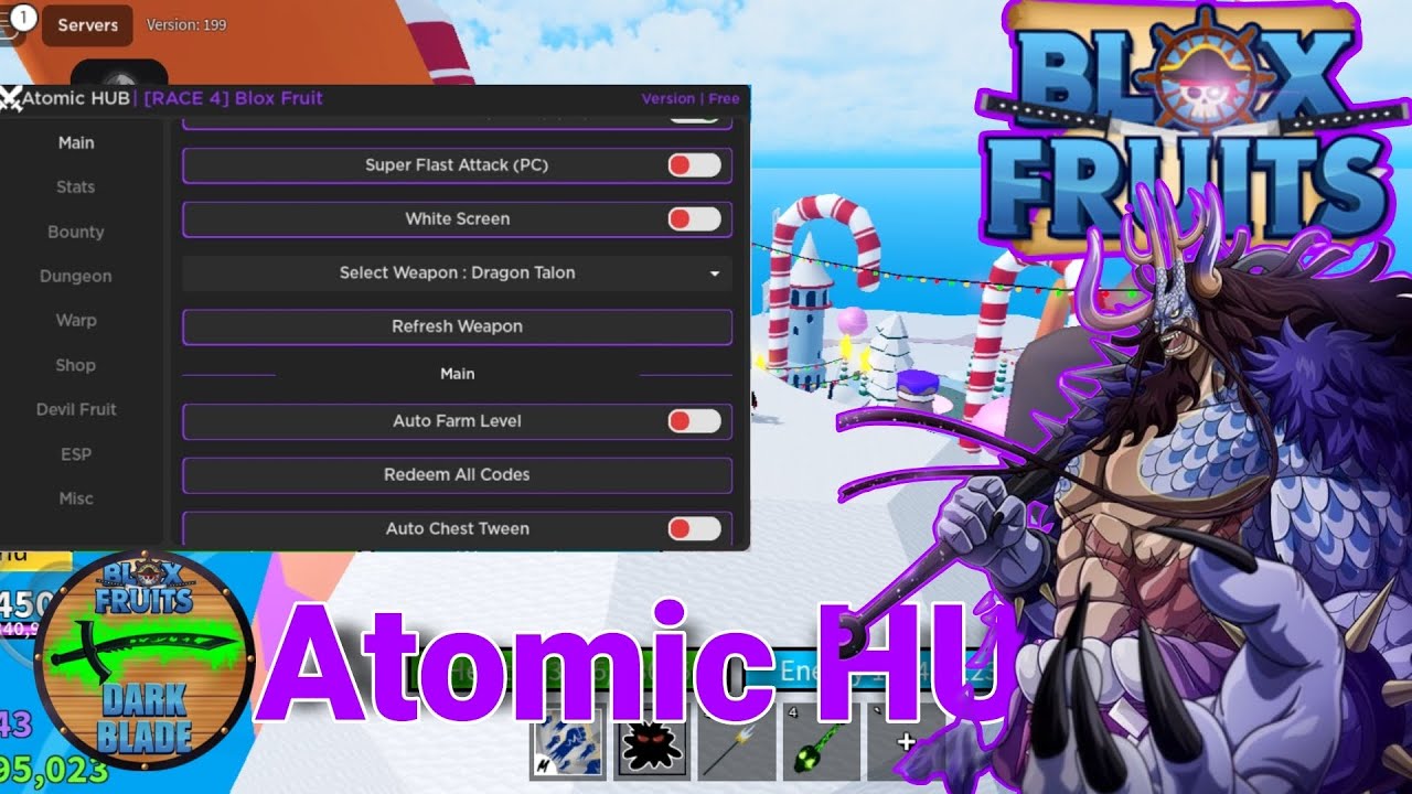 سكربت بلوكس فروت Atomic HUB سكربت نادر🌤 - YouTube