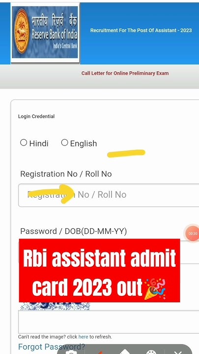 rbi assistant admit card 2023 out|rbi assistant admit card|| - YouTube