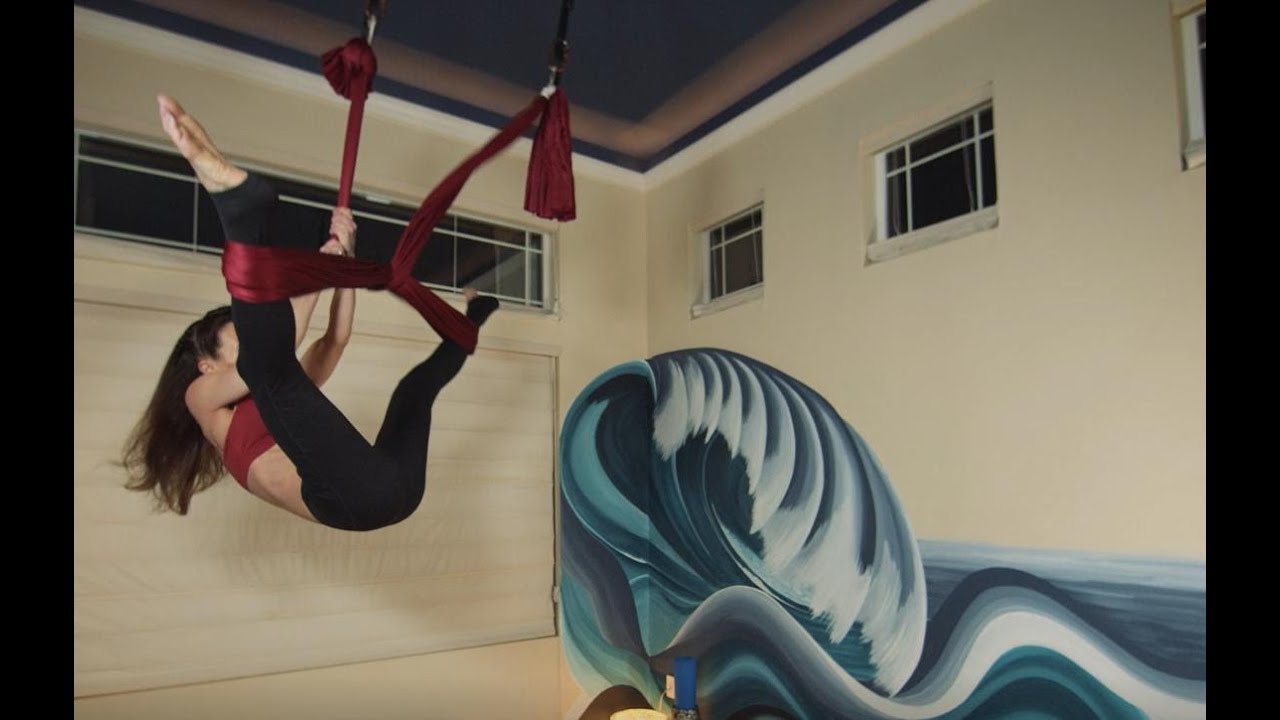 Aerial Yoga Harness Pose Sequence (Level 3) - YouTube