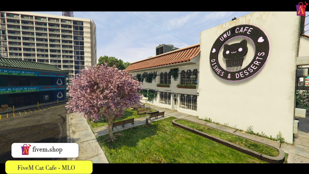 FiveM Cat Cafe MLO | UWU Cafe FiveM #fivem #cafe - YouTube