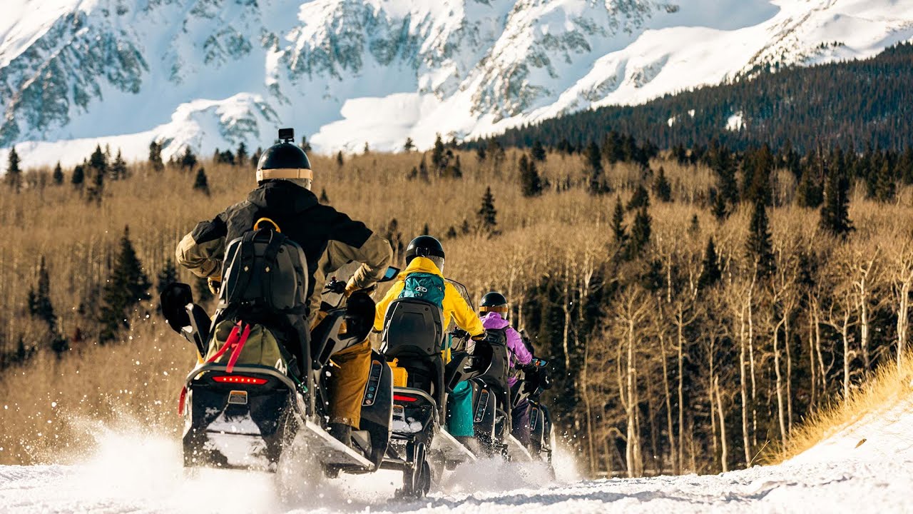 Telluride Outside snowmobile tour - YouTube