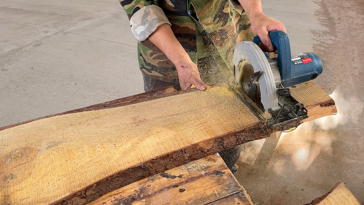 Talented Carpenter Designs Workbench From Precious Wood Panels ...