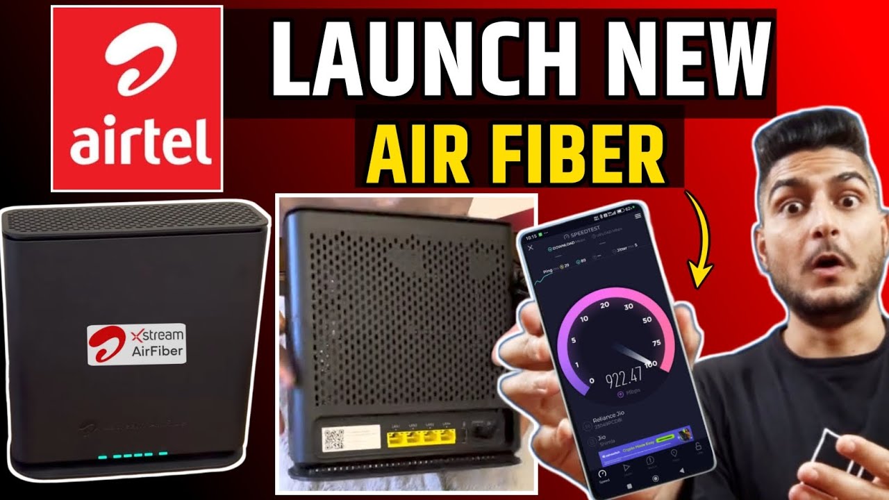 Airtel Xstream Airfiber | Launch New Device | New Plan - YouTube