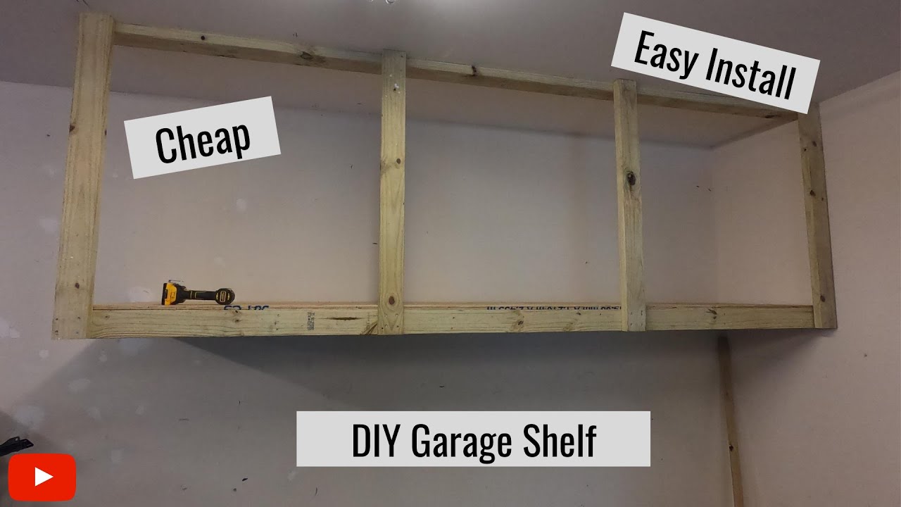 DIY Garage Shelf Build [4K] - YouTube