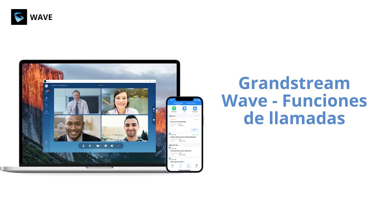 Grandstream Wave - Funciones de llamadas - YouTube