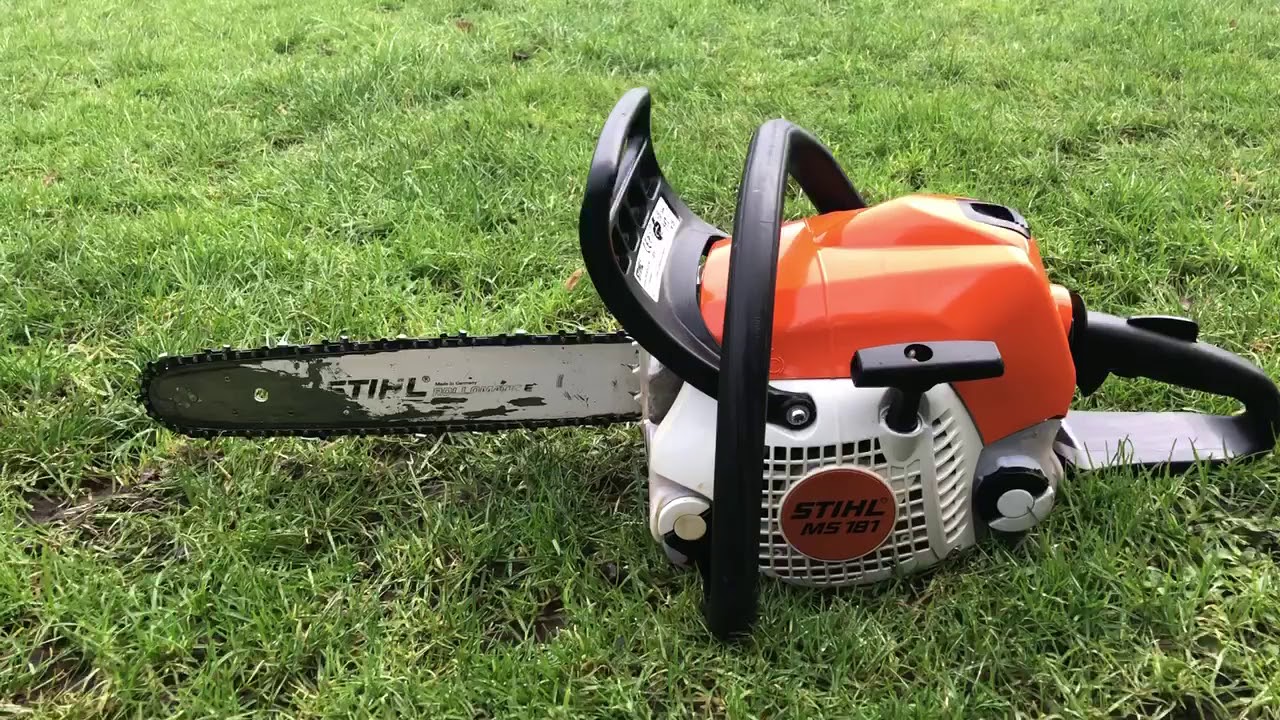 Stihl ms 181 c Chainsaw - YouTube