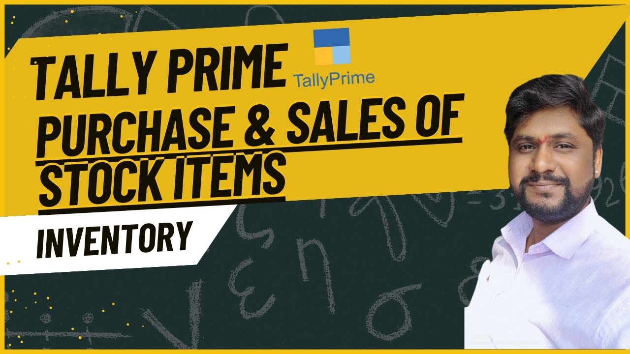 Tally Prime Tutorial!! Stock Item, Stock Group, Unit in Inventory ...