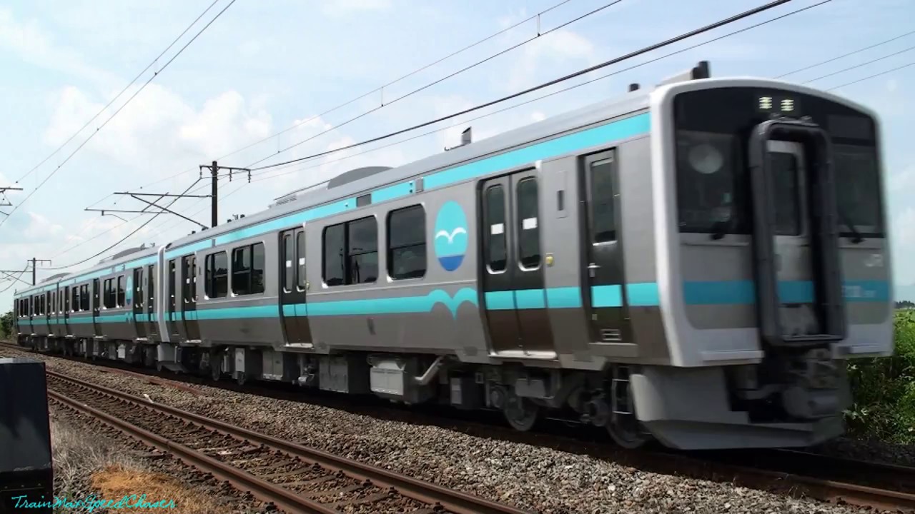 (JR東)八戸線キハE130系公式試運転(最高速通過有) - YouTube