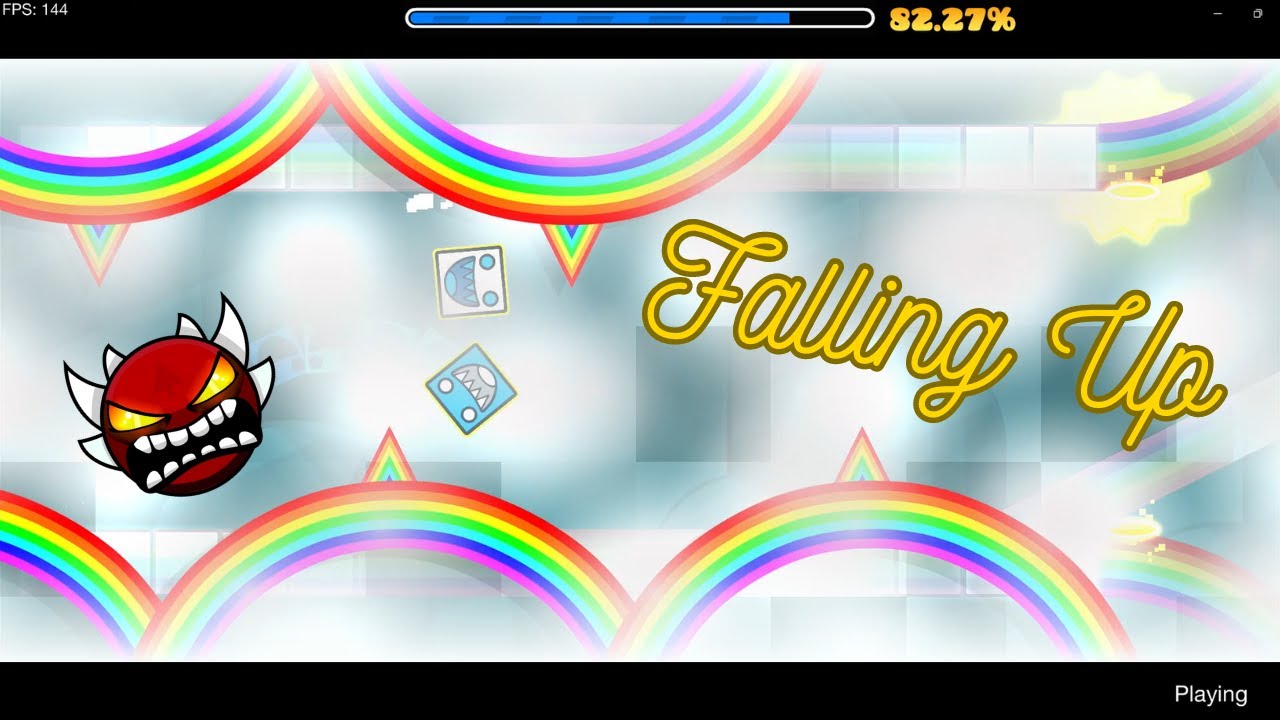 Falling Up by Krmal (Extreme Demon) [Showcase] | Geometry Dash - YouTube