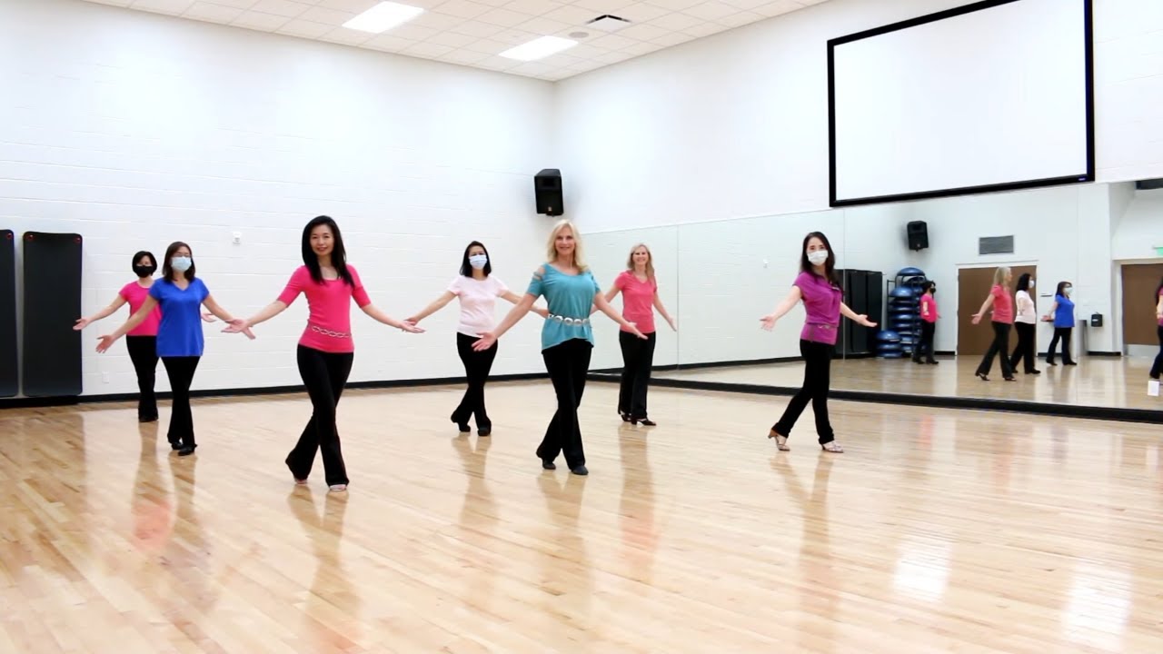 Looking In Your Eyes - Line Dance (Dance & Teach in English & 中文) - YouTube