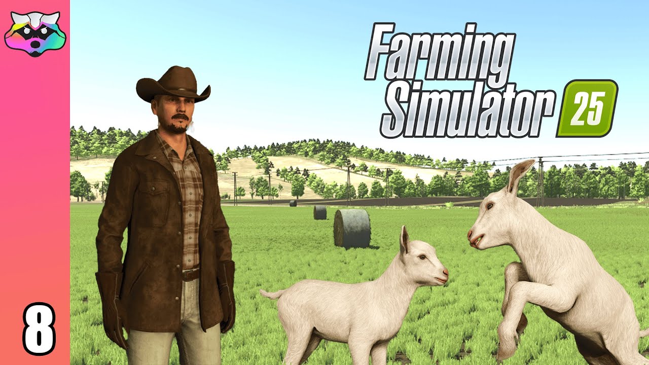 Goats and Grass Work - Farming Simulator 25 - Lets Play - Ep 8 - YouTube