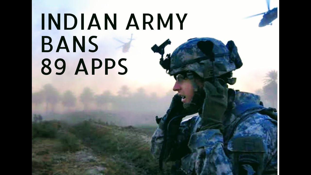 INDIAN ARMY BANS 89 APPS ,INCLUDING FACEBOOK ,TRUE CALLER ETC. - YouTube