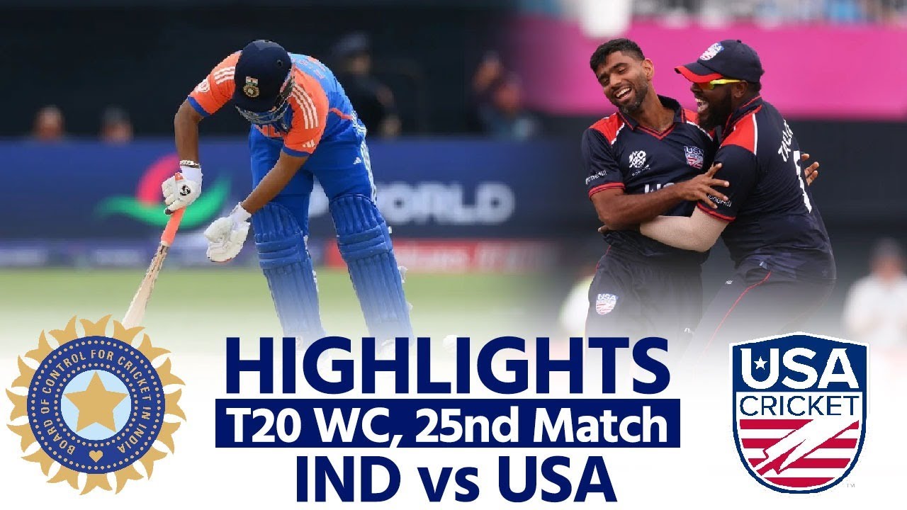 IND vs USA Highlights: United States vs India Match Highlights | Match ...