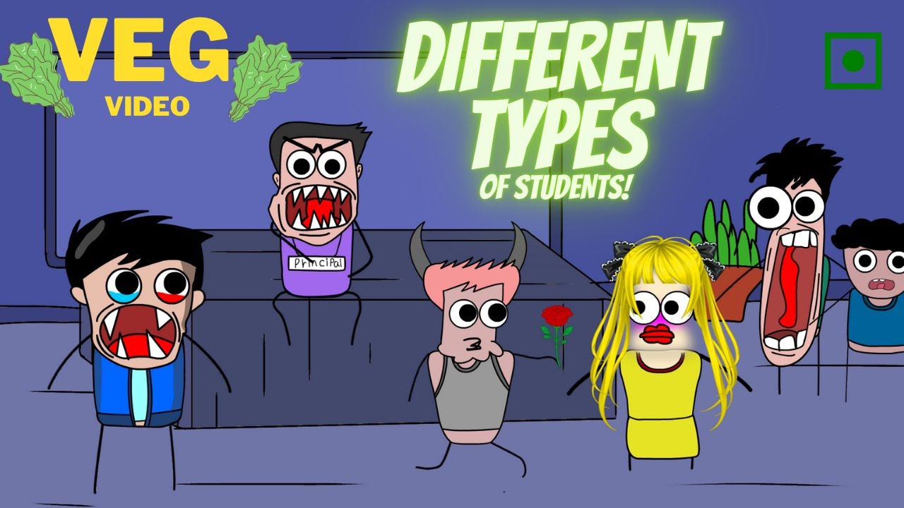 || DIFFERENT TYPES OF STUDENT' S || Animation story time . - YouTube
