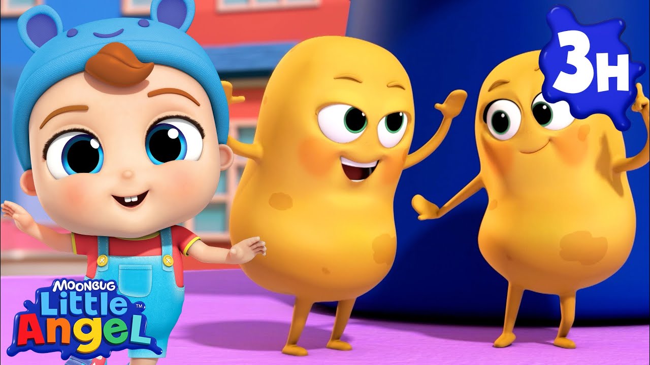 1 Potato 2 Potato | Little Angel Color Songs & Nursery Rhymes | Learn ...