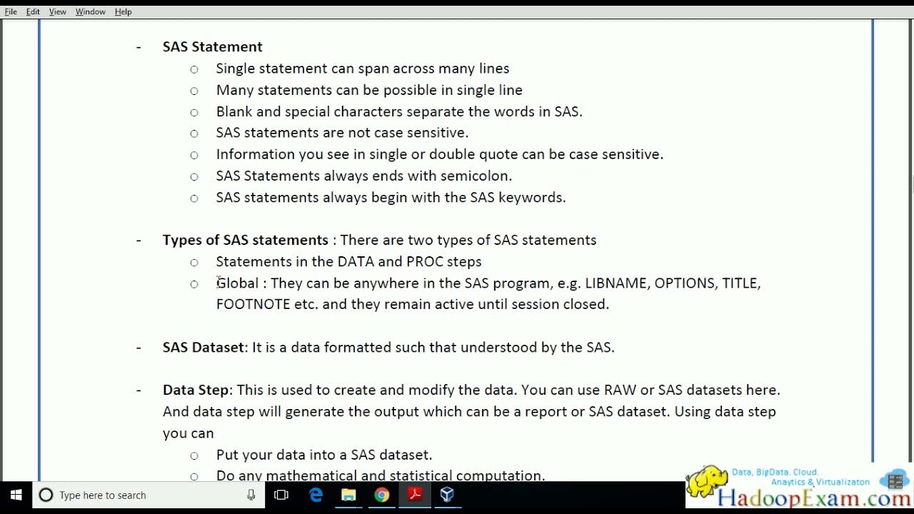 Module 2A: INTRODUCTION: SAS BASE PROGRAMMING - YouTube