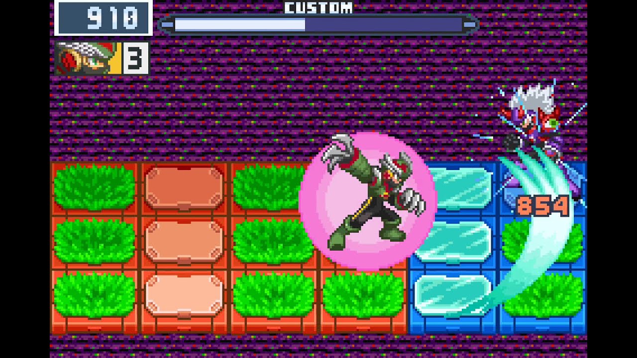 Slash Cross Go BRRRR | Mega Man Battle Network 6 PvP (Vs Zerp) - YouTube