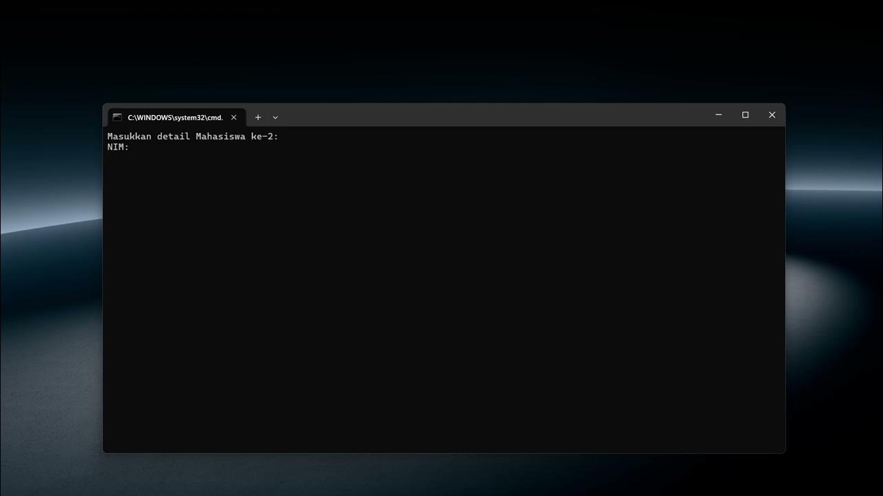 Algoritma dan Pemograman II - Functioned Struct_Sebastian Jordan Girsang - YouTube