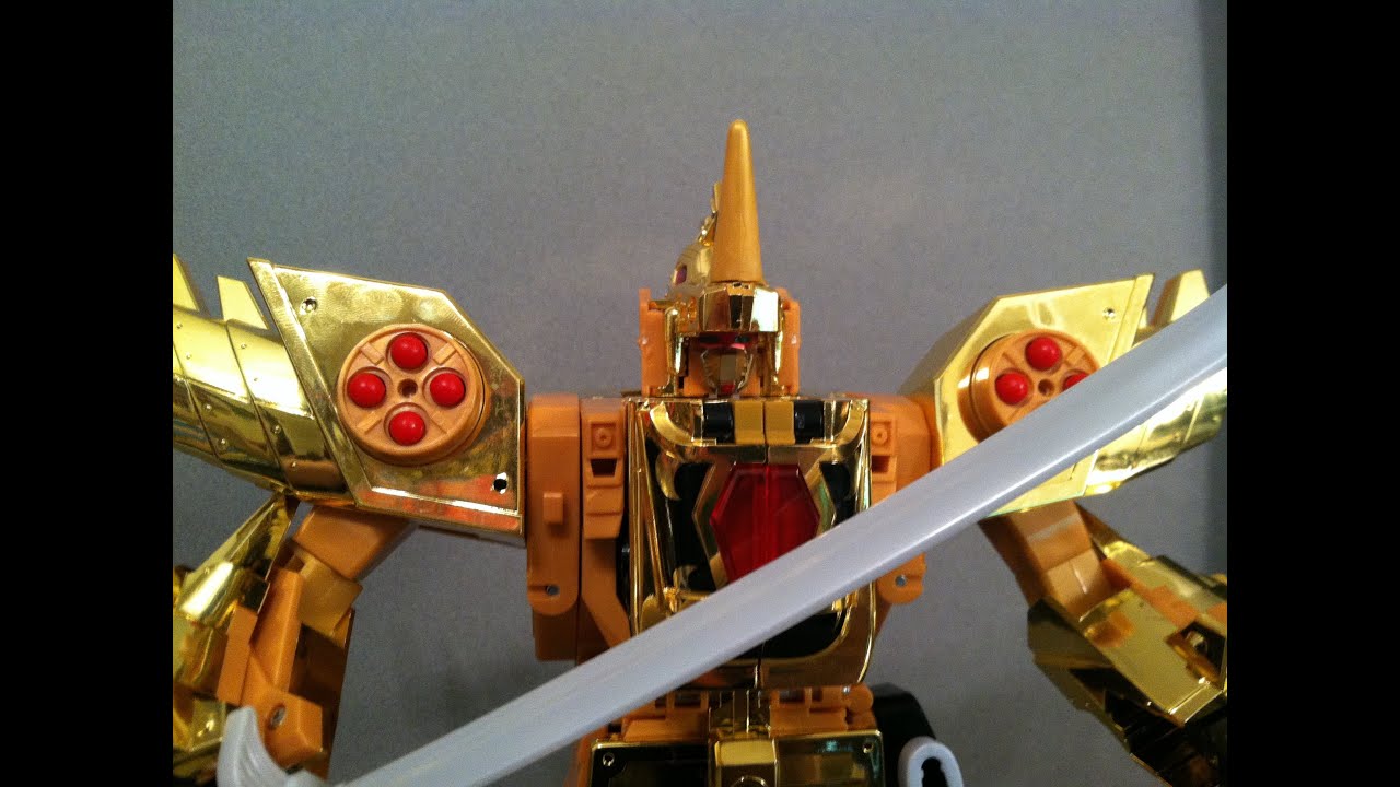 Goldran / Golgon Dran - Brave of Gold Goldran Transformers Review - YouTube