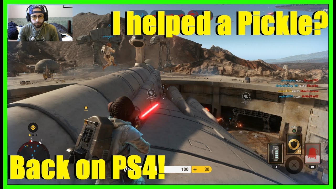 Star Wars Battlefront - I helped a pickle in need!? | Finally back on ...