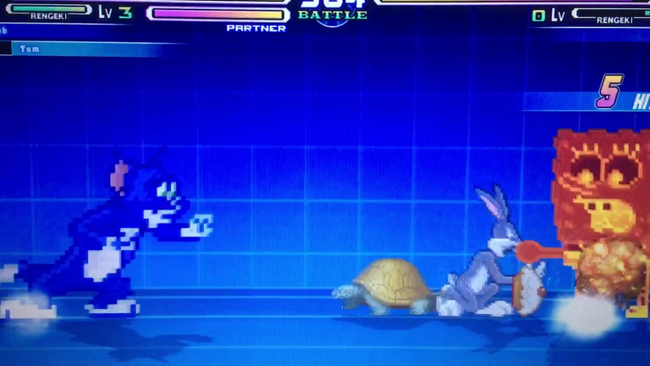 SpongeBob SquarePants & Tom Cat VS Bugs Bunny Mugen Fight - YouTube