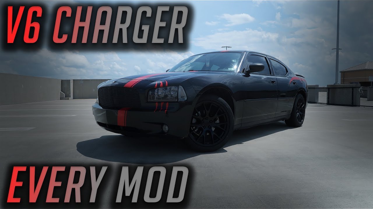 Every Single MOD I've Done to My V6 CHARGER! - YouTube