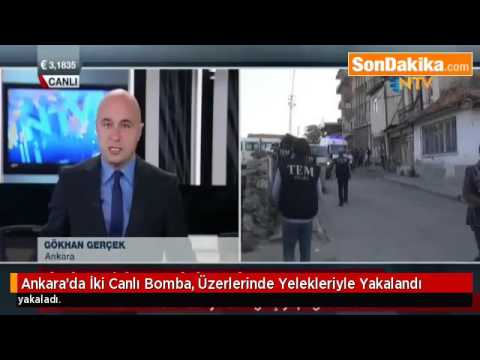 Ankara'da İki Canlı Bomba, Üzerlerinde Yelekleriyle Yakalandı