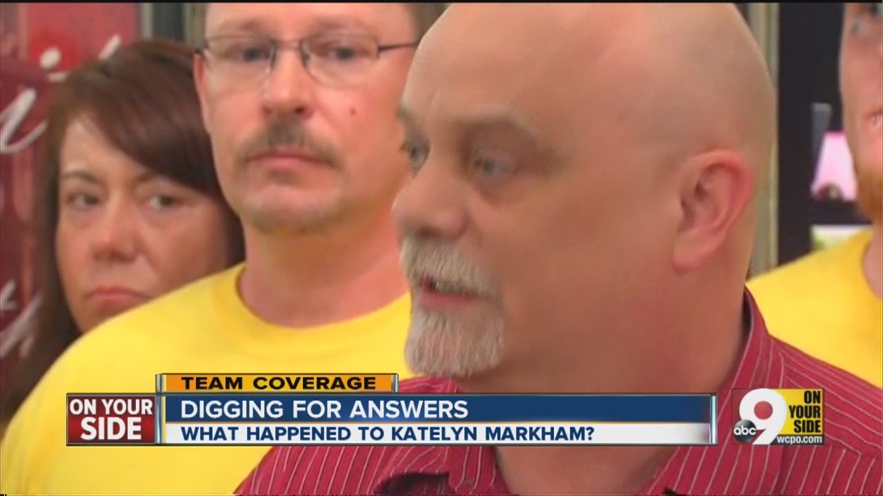 Father of Katelyn Markham speaks at a press conference after learning ...