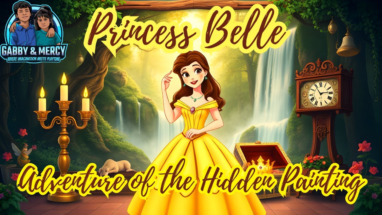 Princess Belle and the Adventure of the Hidden Painting - kids stories ...